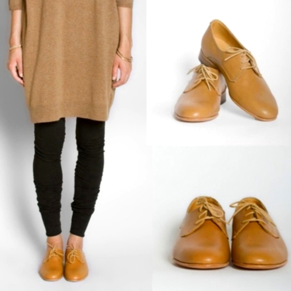 Dieppa Restrepo | Shoes | Dieppa Restrepo Leather Cali Oxfords Camel ...